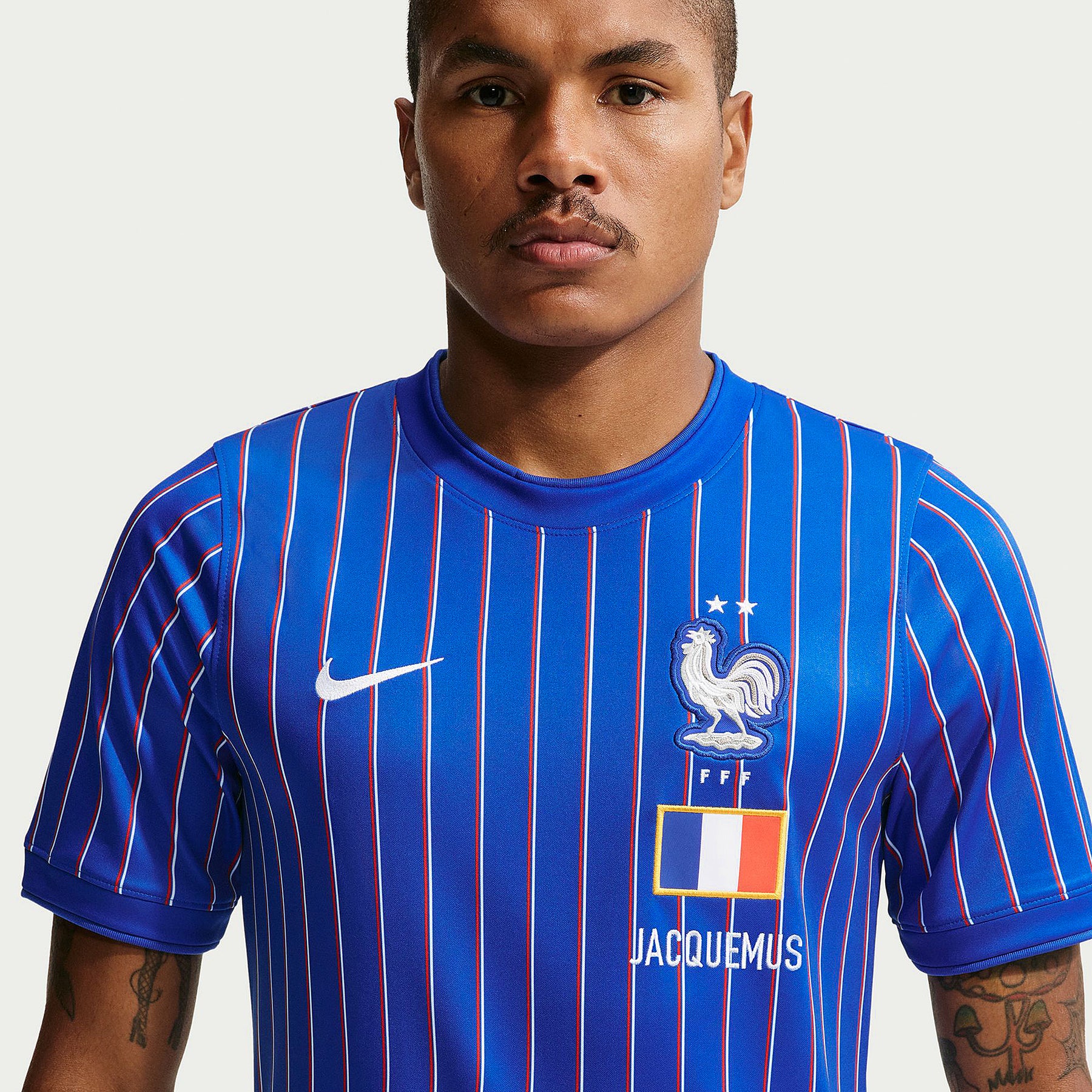 Maillot Pré-Match Nike France x Jacquemus MC - Game Royal/Rouge ...