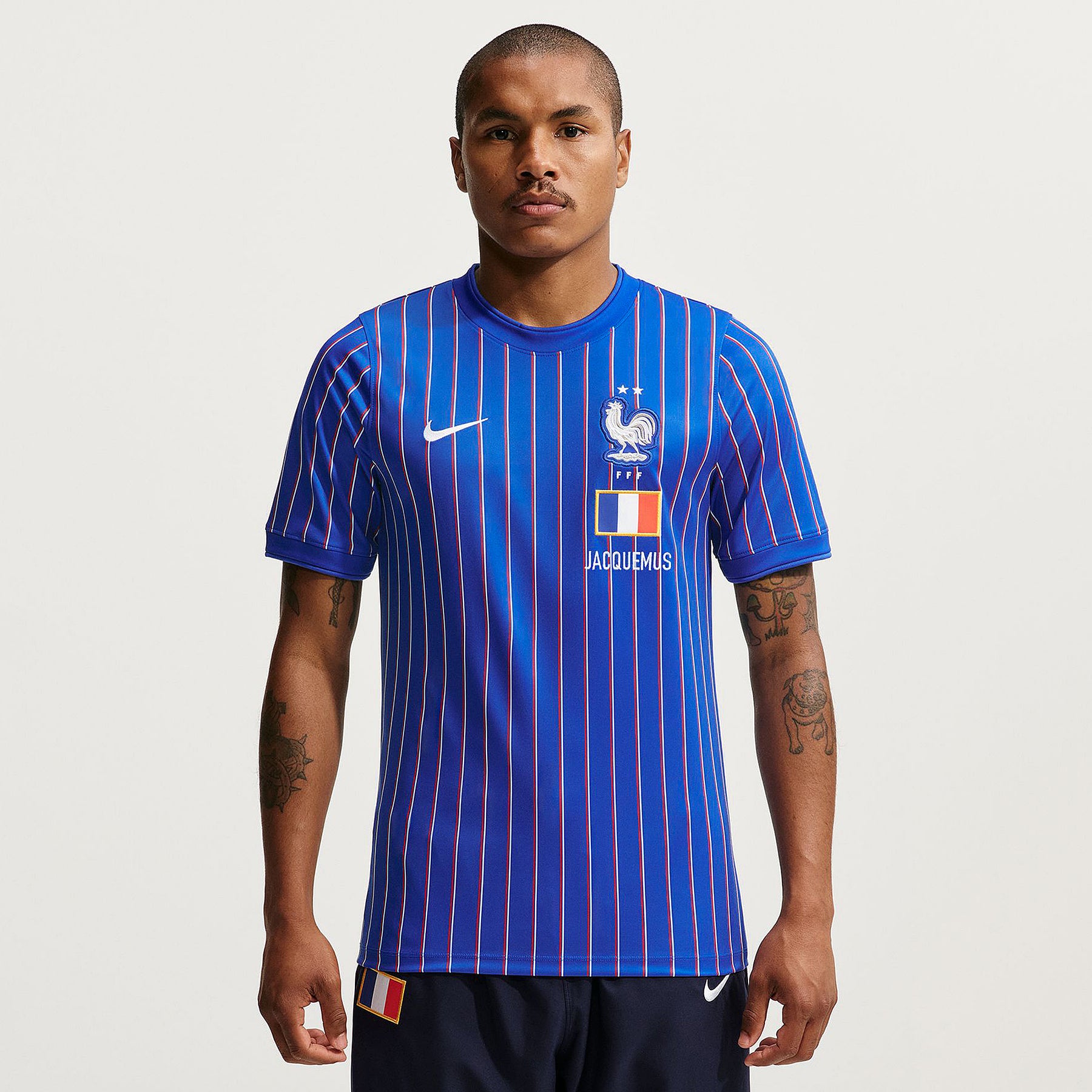 Maillot Pré-Match Nike France x Jacquemus MC - Game Royal/Rouge ...
